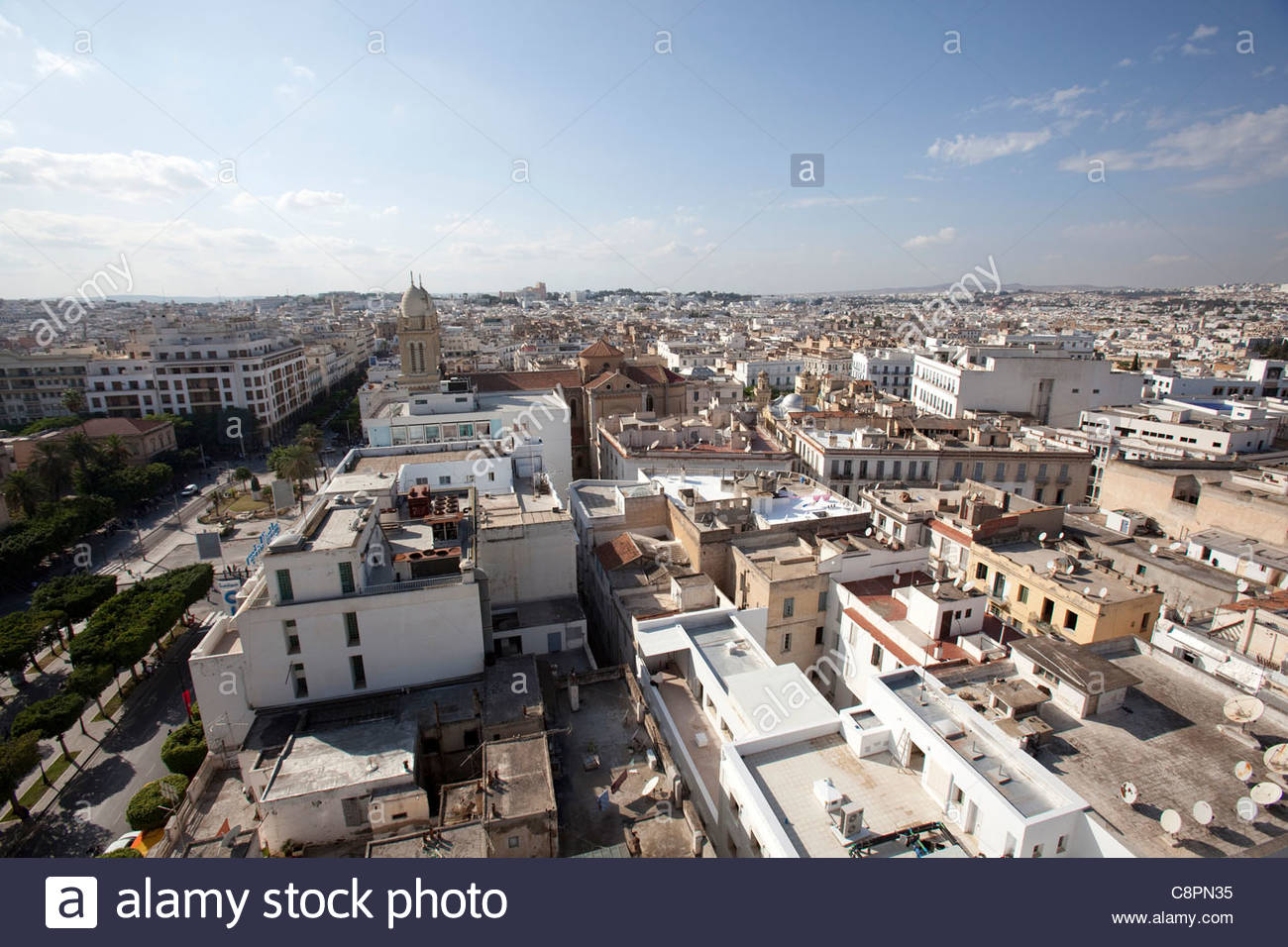 Aerial view of Tunis, Tunisia Stock Photo: 39837481 - Alamy