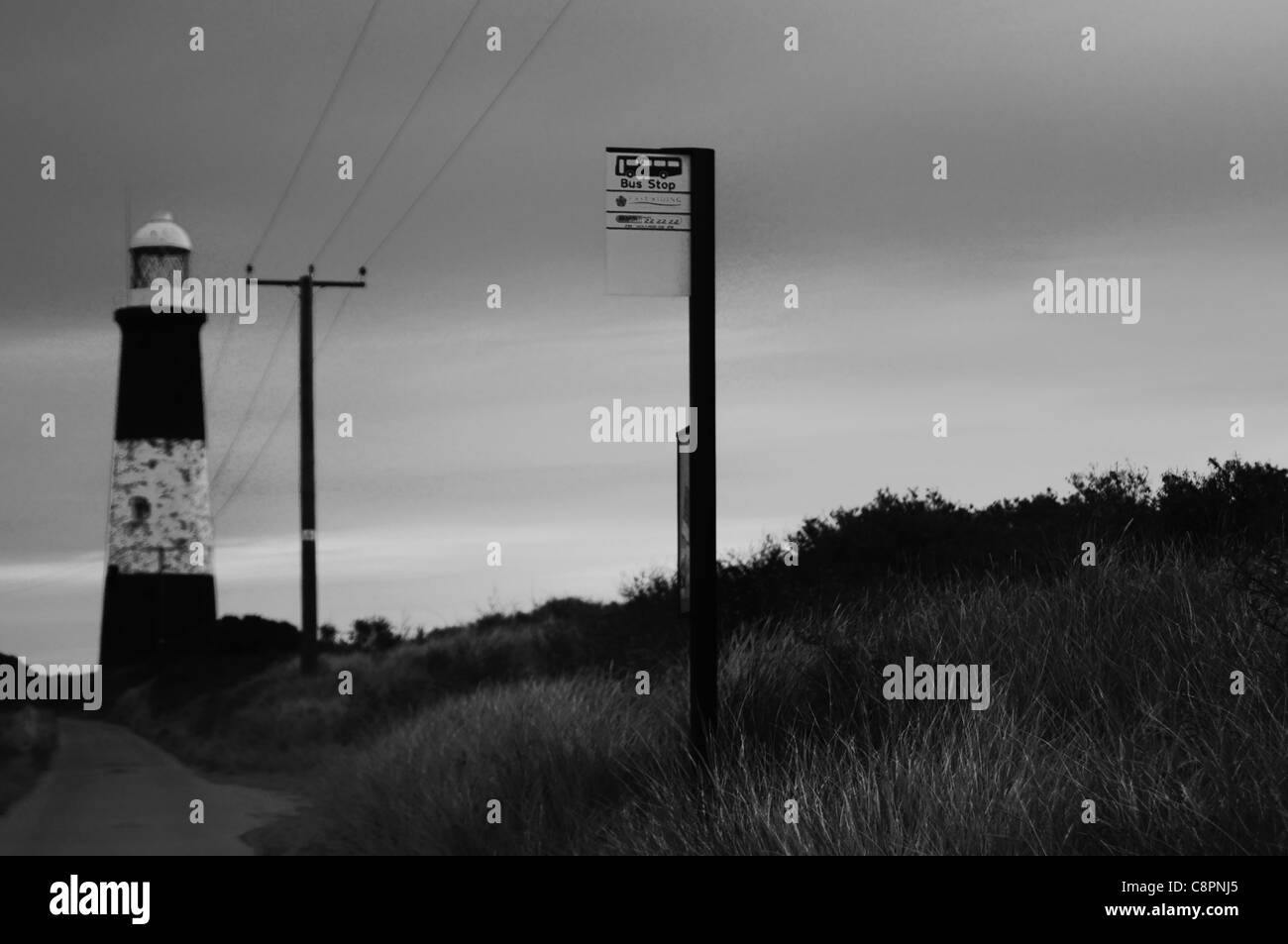 Spurn Point Light House Stock Photo - Alamy
