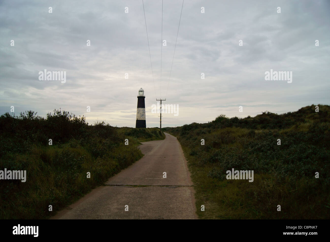 Spurn Point Light House Stock Photo - Alamy