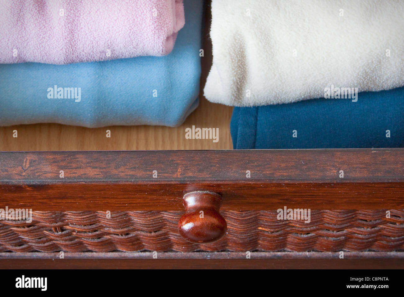 Clothes in a drawer Stock Photo - Alamy