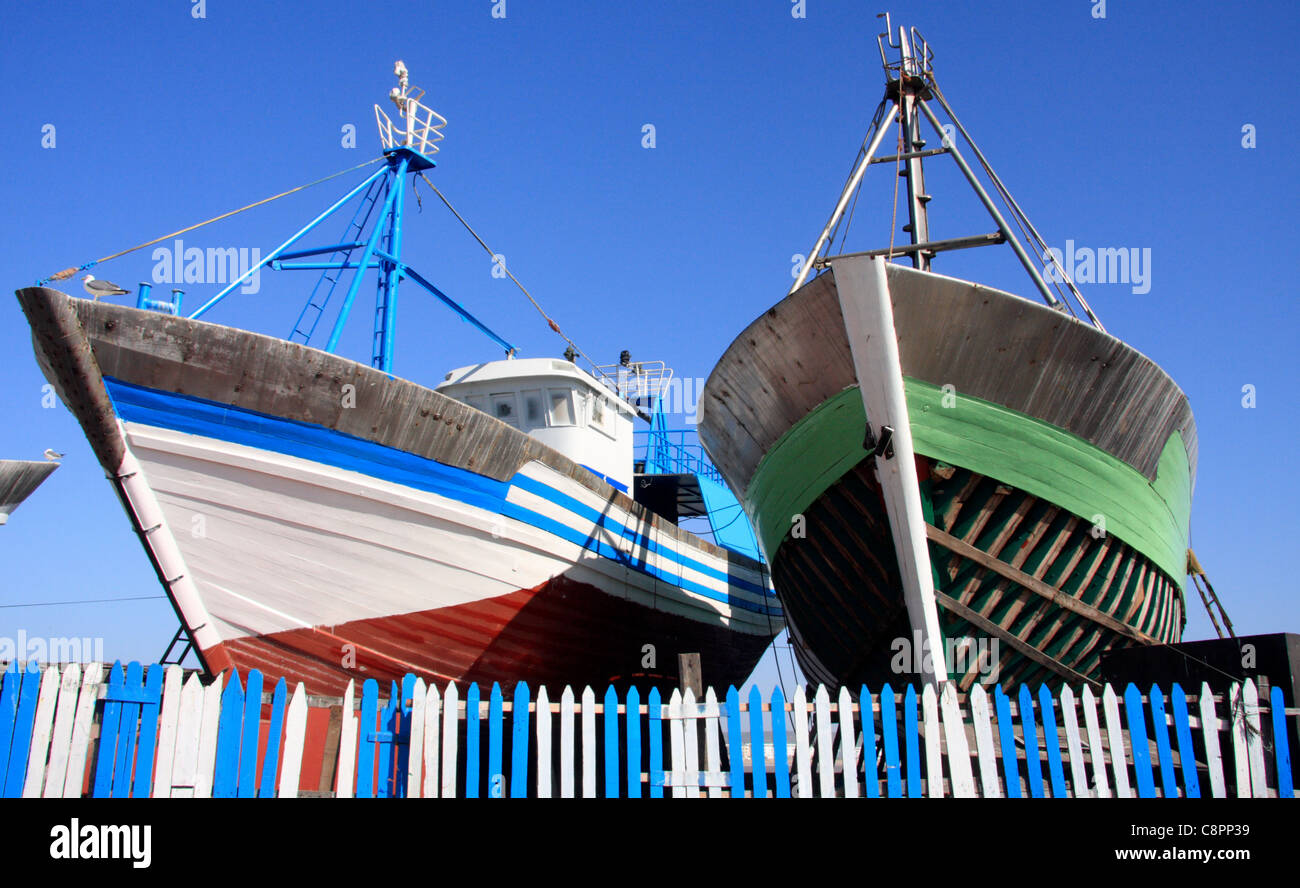 Traditional moroccan boats hi-res stock photography and images - Alamy