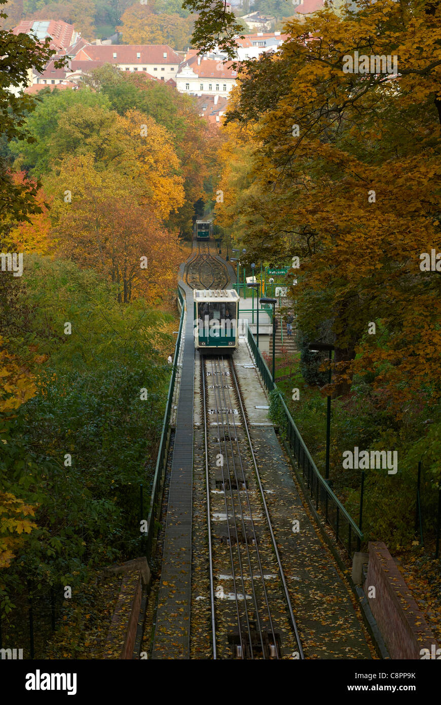 Funicular railway petrin prague czech hi-res stock photography and ...