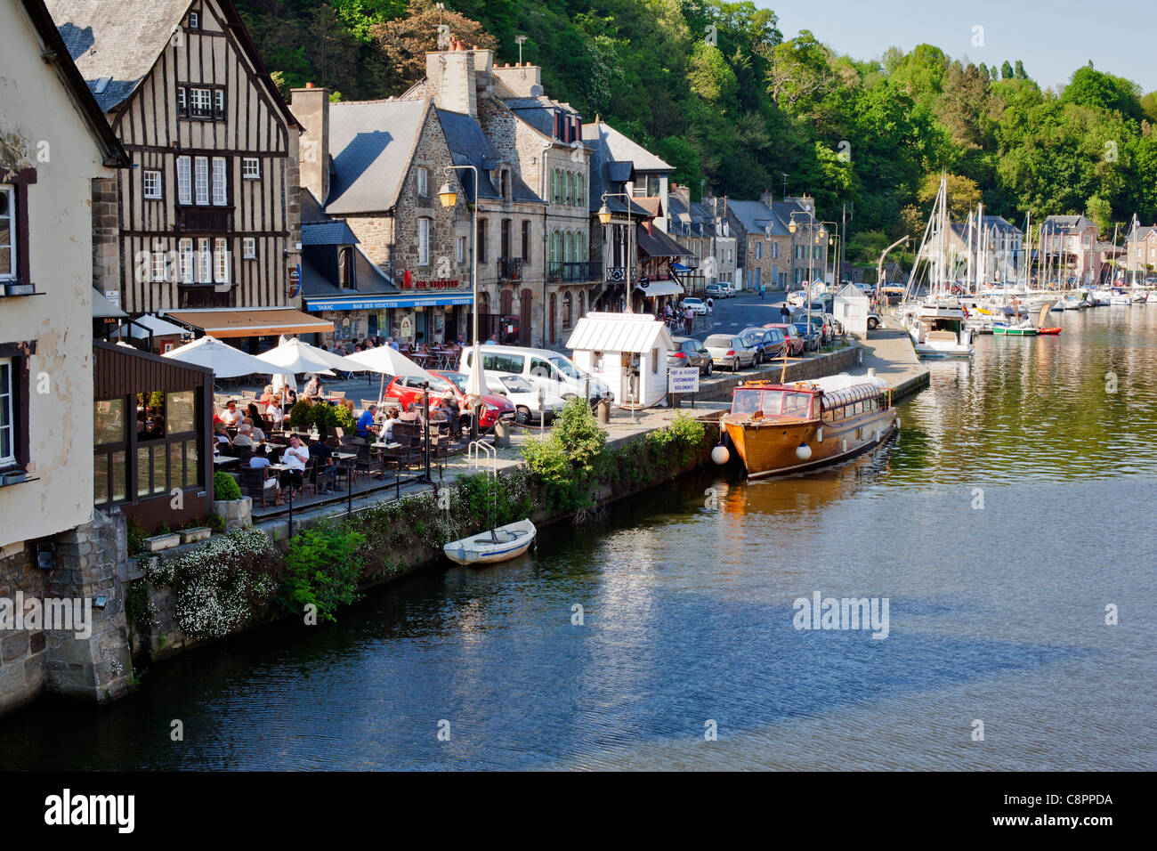 Dinan, Port de Plaisance, Brittany,France; Europe Stock Photo - Alamy