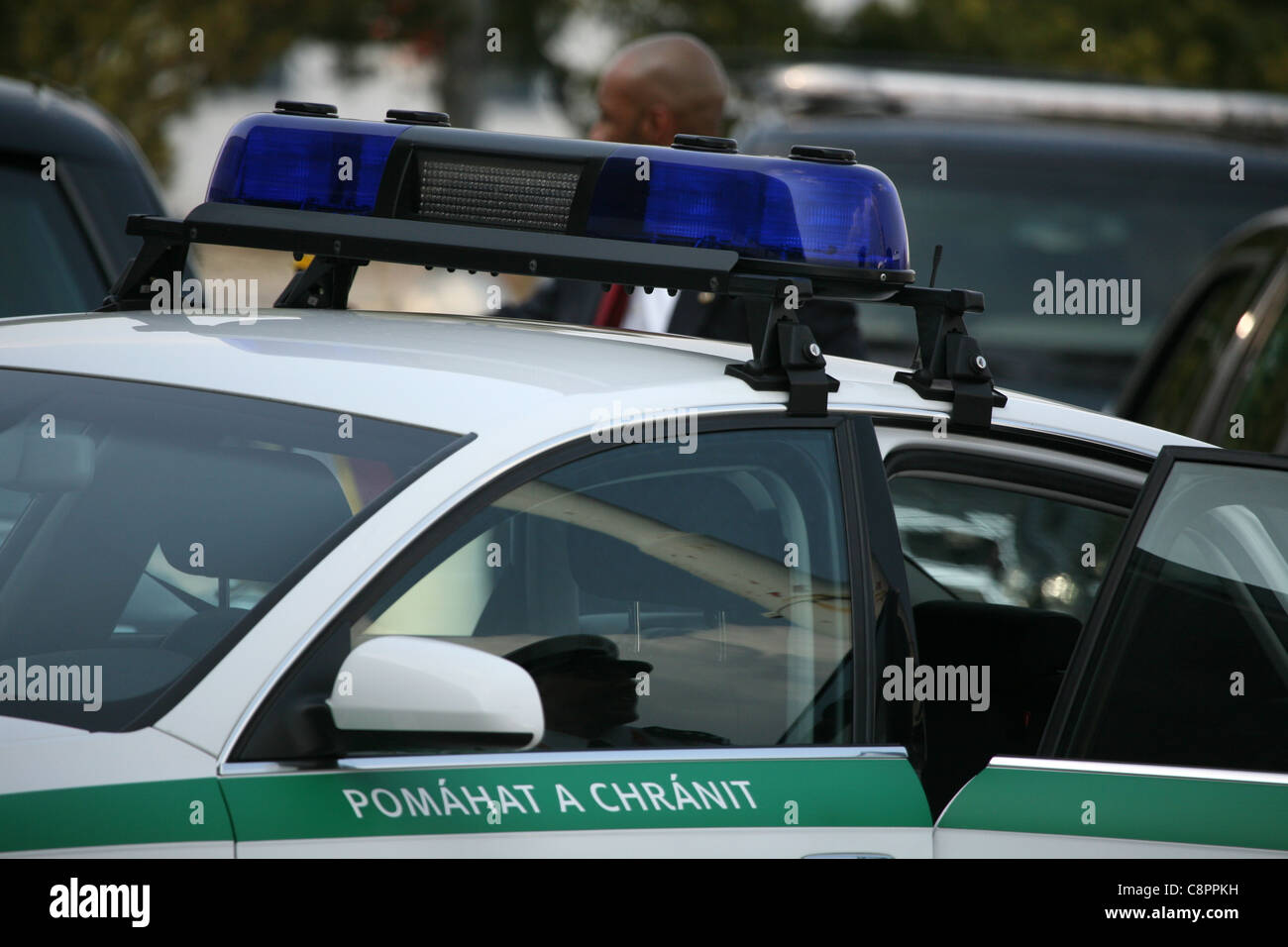 Czech police car hi-res stock photography and images - Alamy