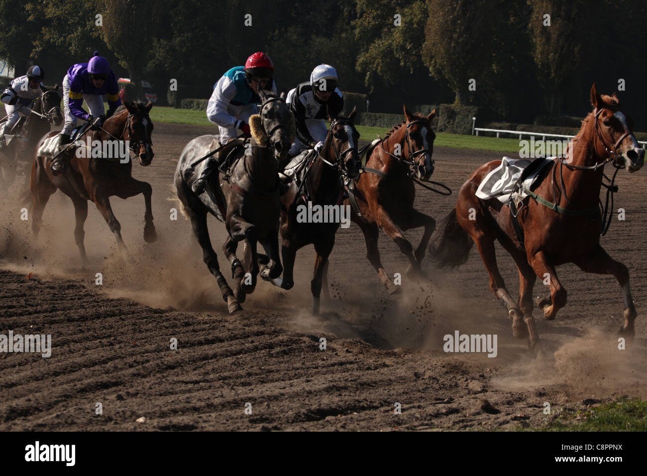 Famous annual steeplechase cross-country run Velka Pardubicka in ...