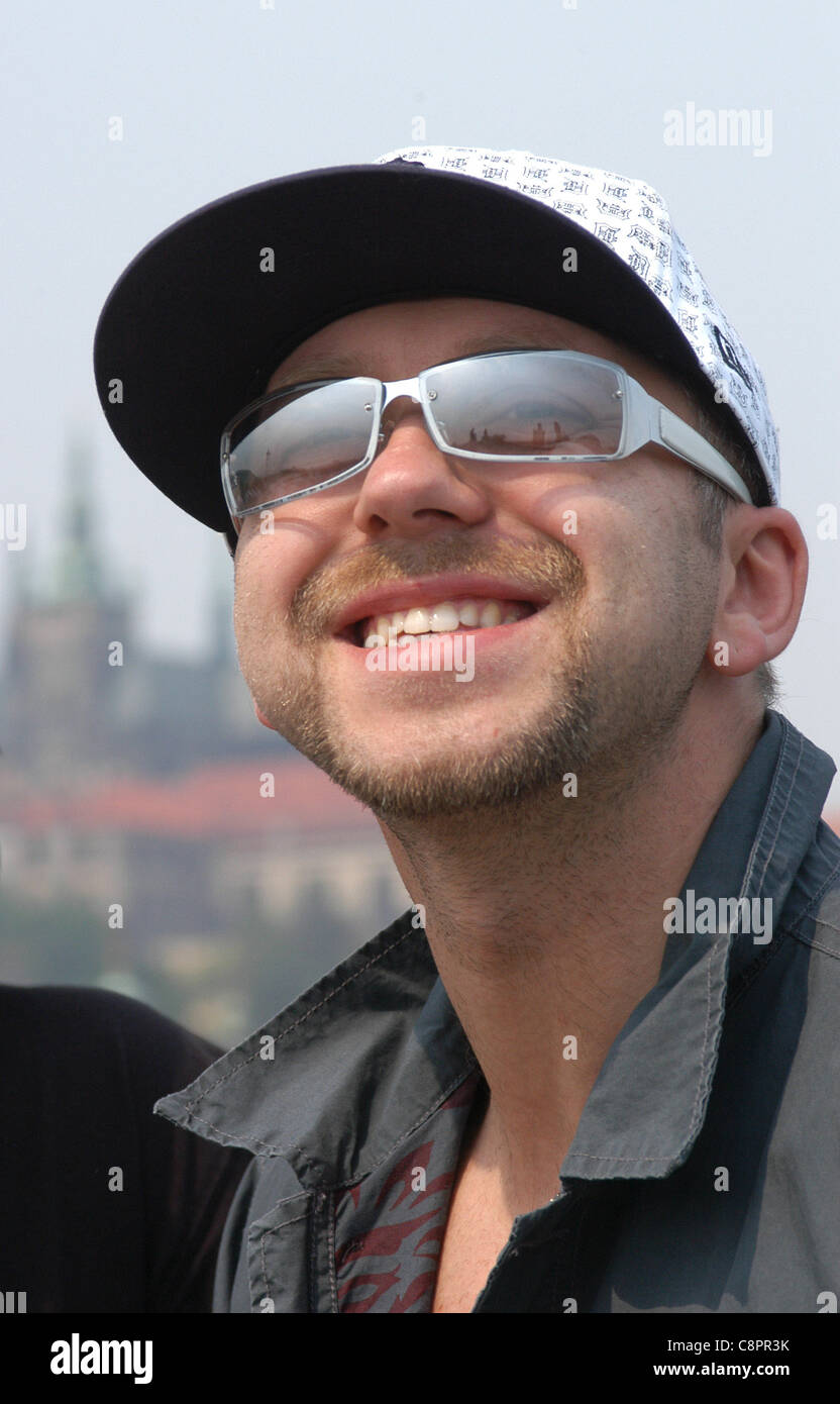 Belarusian rapper Seryoga (Sergey Parkhomenko). Photo was taken before ...