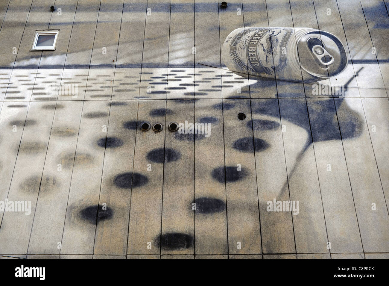 Beer graffiti on an old wall Stock Photo - Alamy