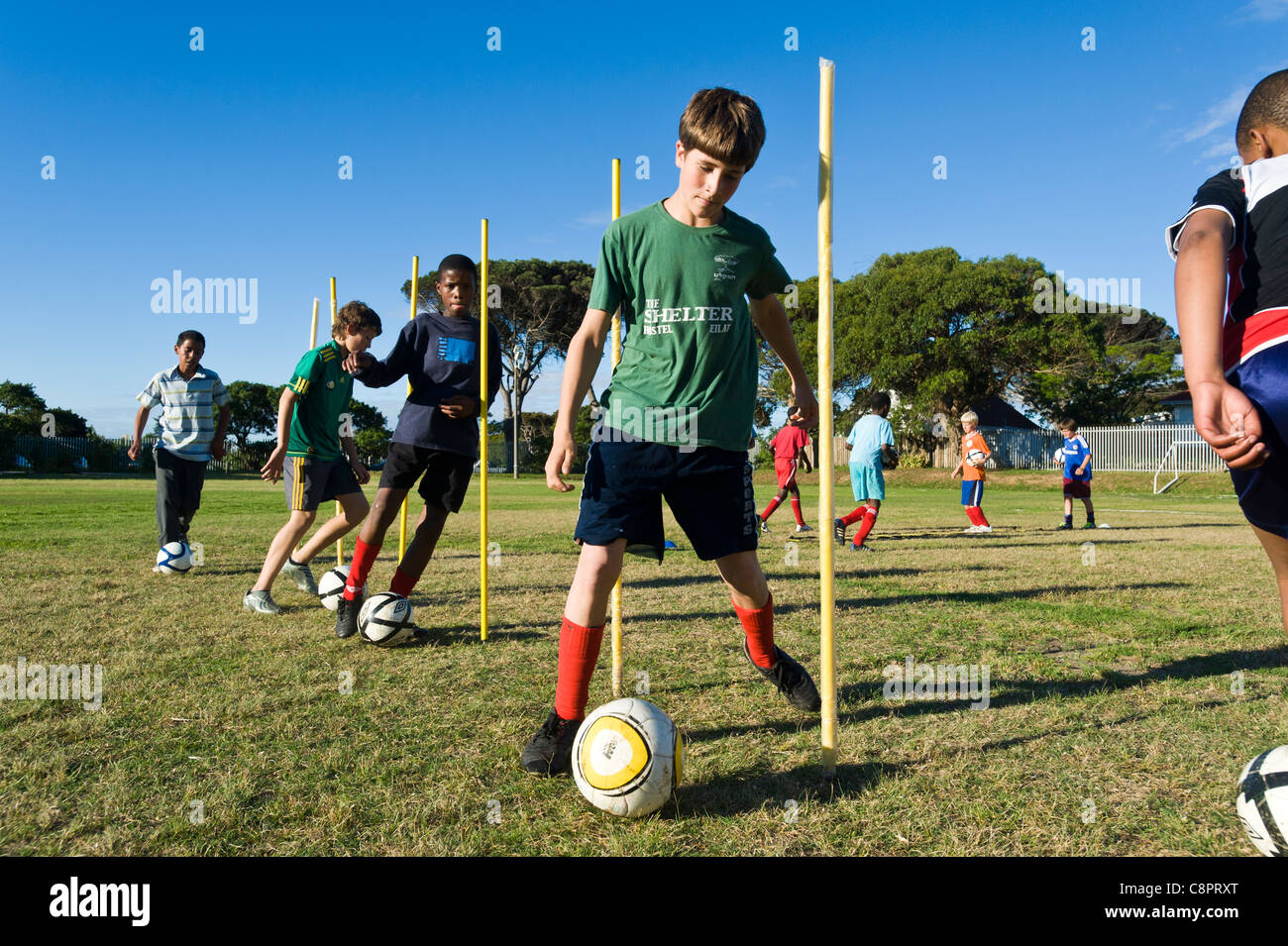 Junior fussball training hi-res stock photography and images - Alamy
