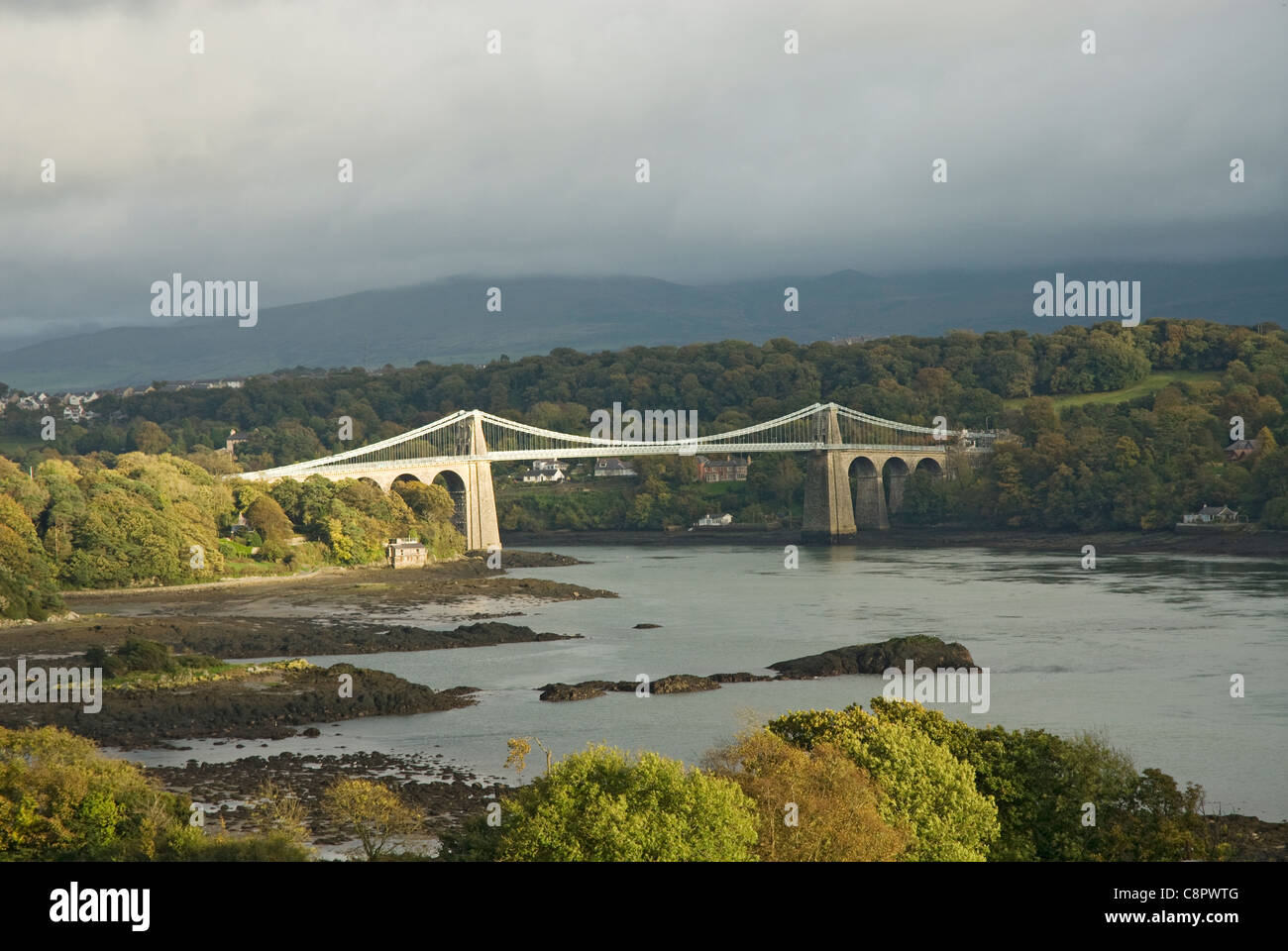 Great Britain, Menai Bridge, between Anglesey and Wales Stock Photo - Alamy