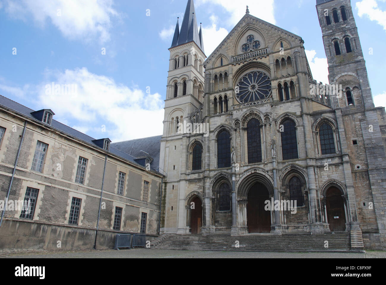 Basilica st remi architecture hi-res stock photography and images - Alamy