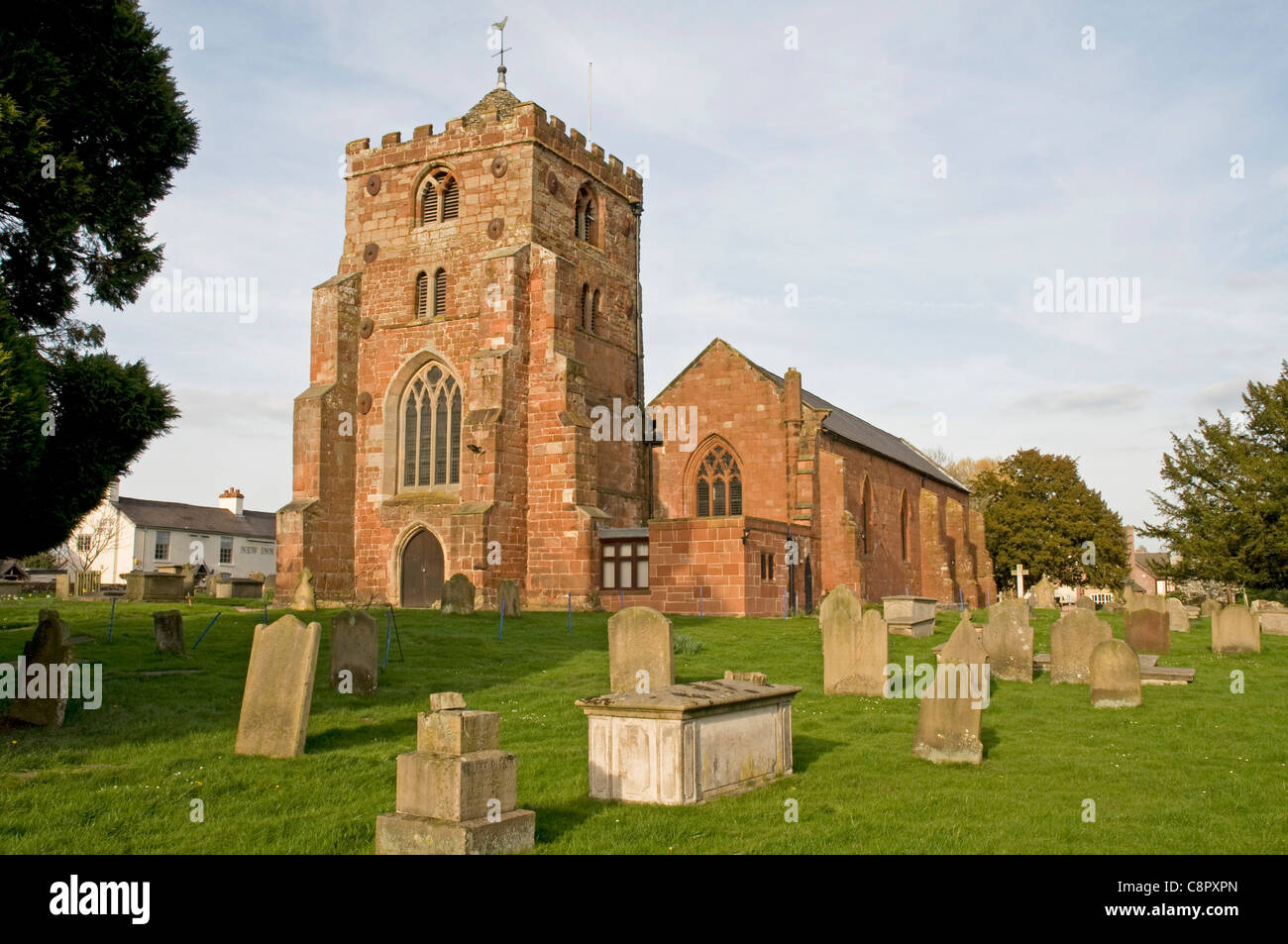 All Saints Church, Baschurch near Shrewsbury, Shropshire Stock Photo ...