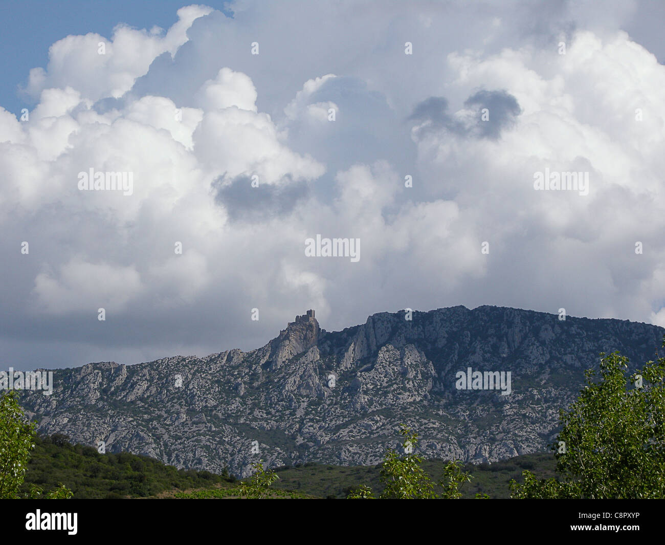 France, Languedoc-Roussillon, Aude, Cathar castle region Stock Photo ...