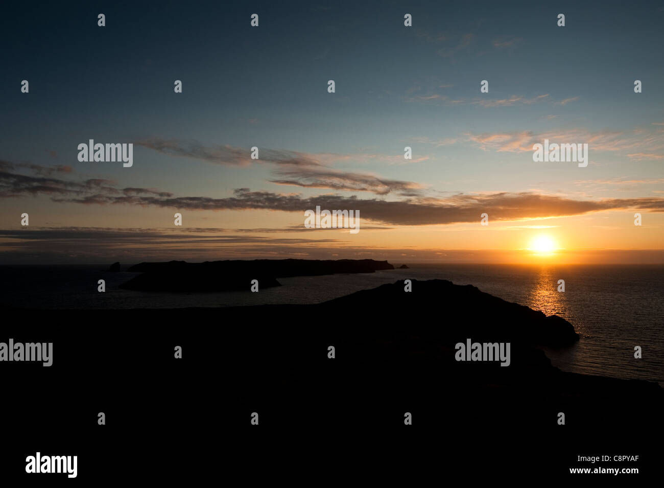 Pembrokeshire sunset hi-res stock photography and images - Alamy