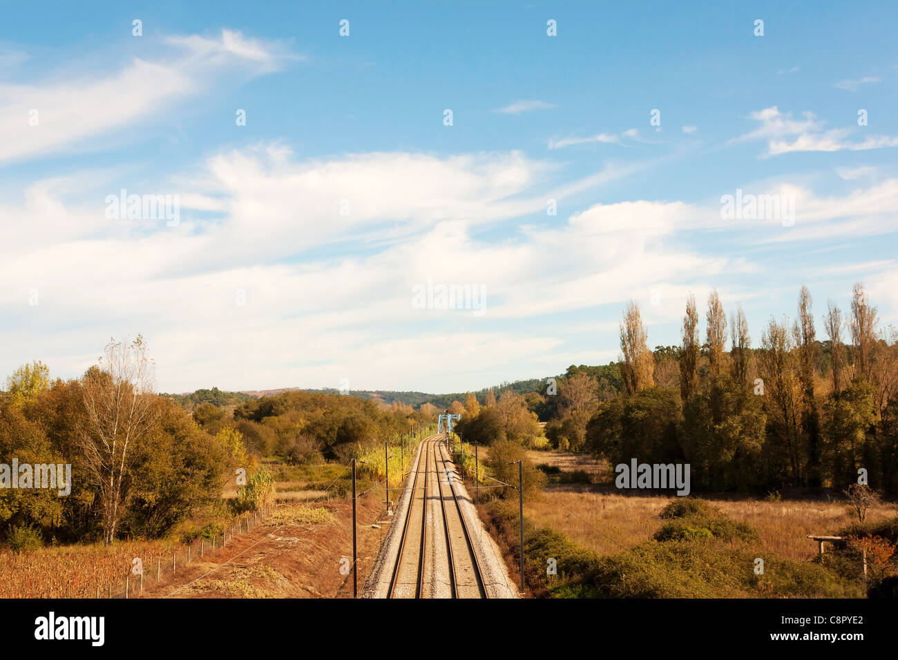 Portuguese railway line hi-res stock photography and images - Alamy