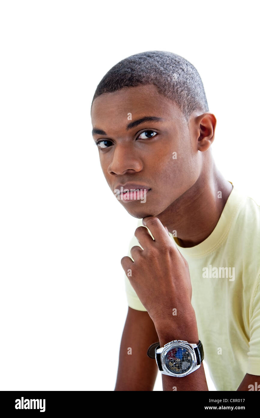 Young African man Stock Photo - Alamy