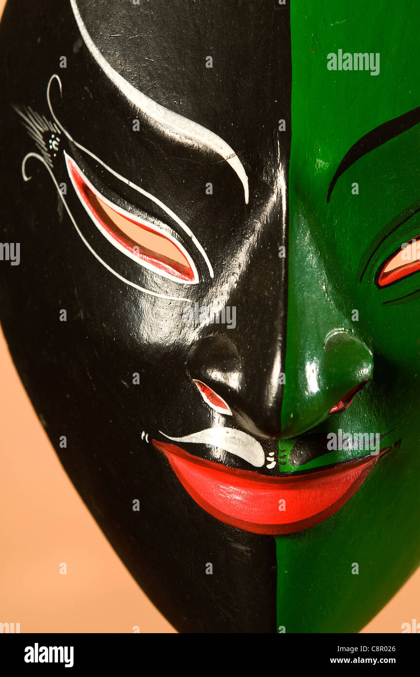 Balinese dance mask in studio setting Stock Photo - Alamy