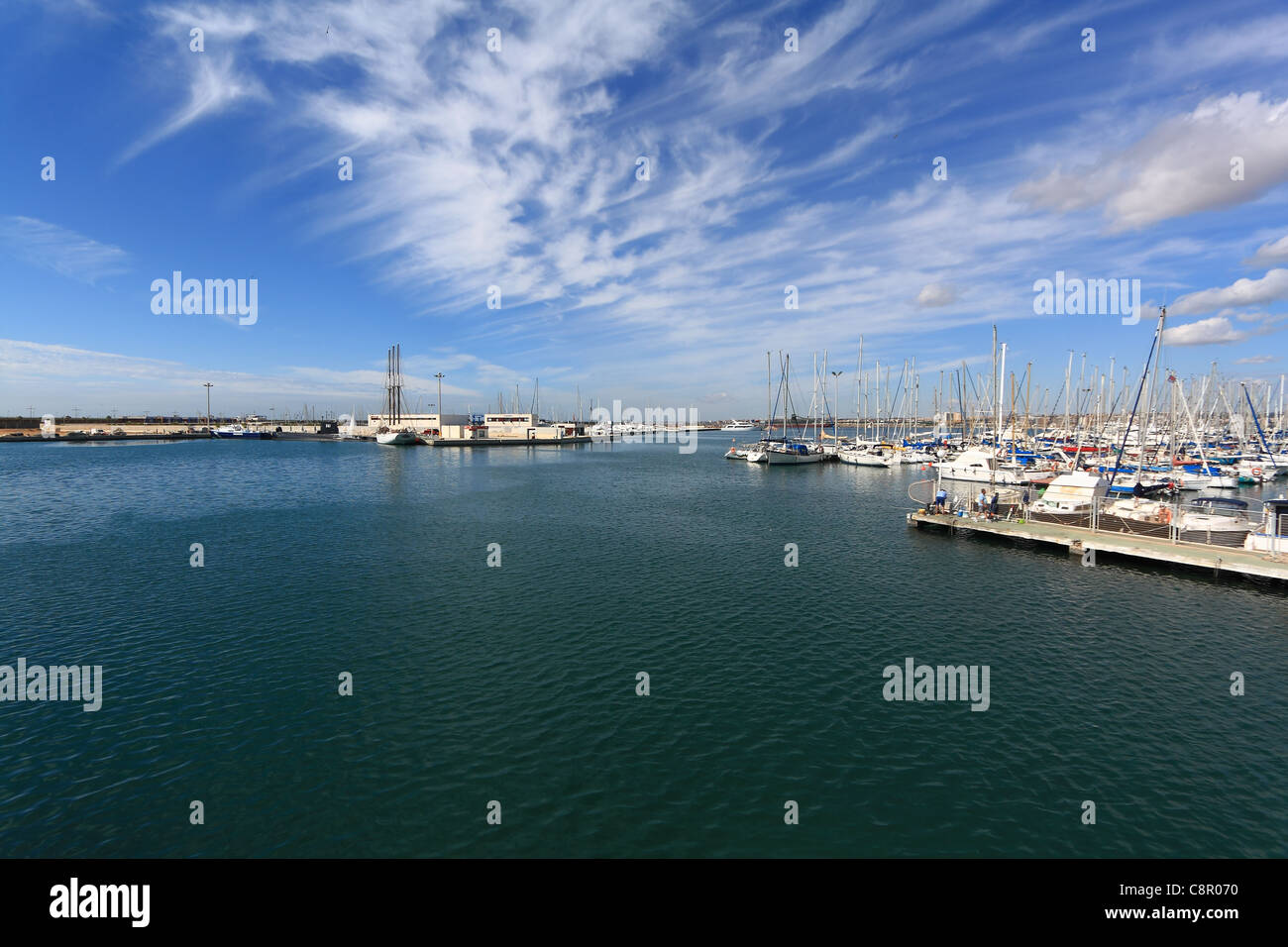 view of the port of Torrevieja Stock Photo - Alamy
