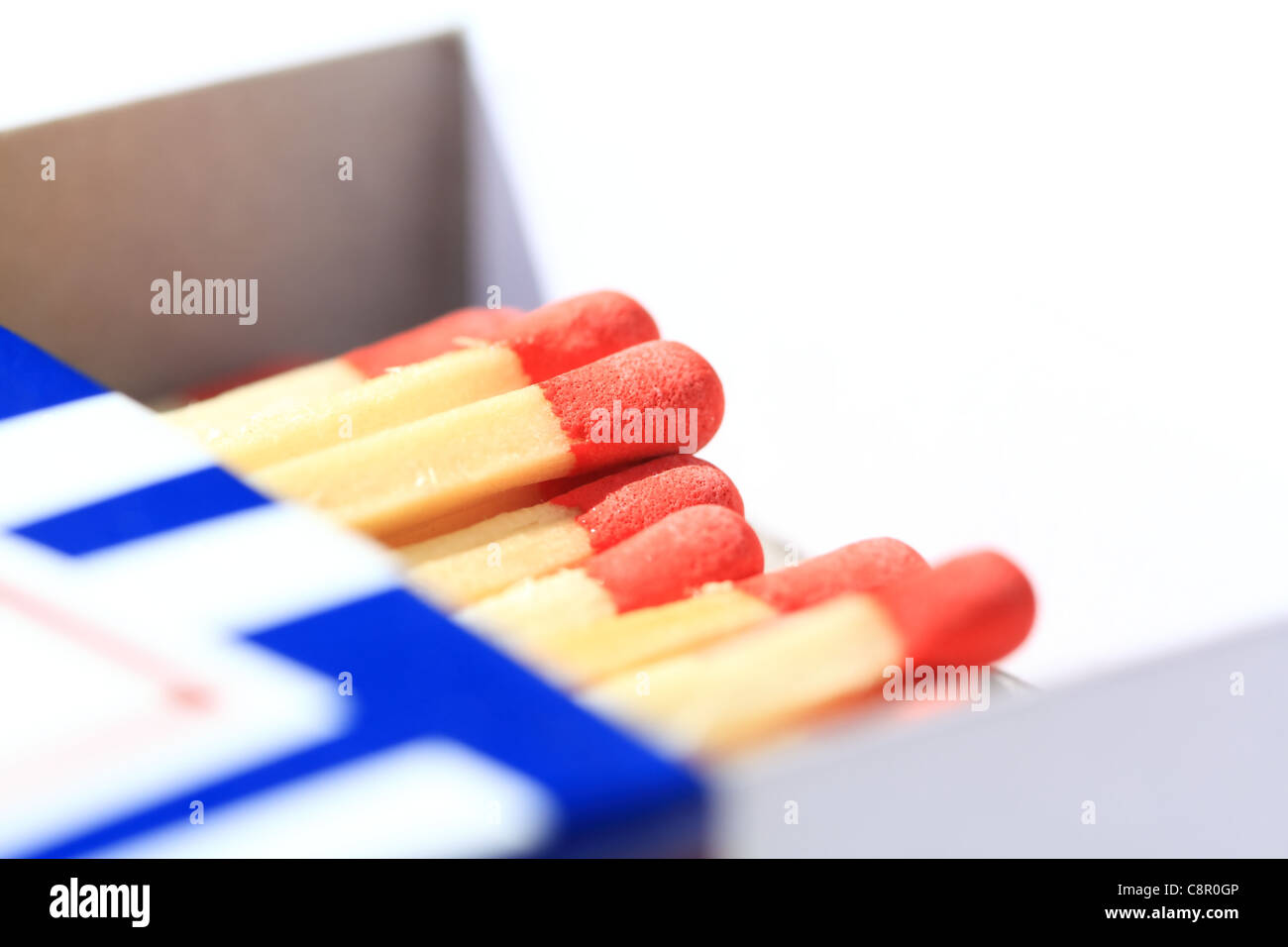 matches in a matchbox Stock Photo - Alamy