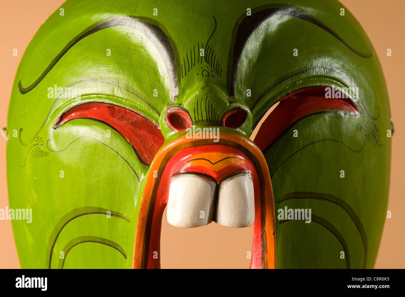 Balinese dance mask in studio setting Stock Photo - Alamy