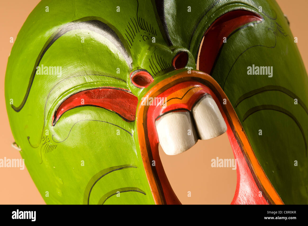 Balinese dance mask in studio setting Stock Photo - Alamy