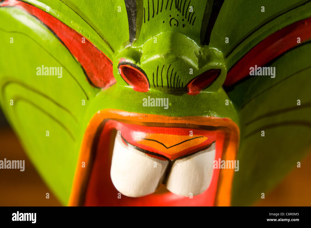 Balinese dance mask in studio setting Stock Photo - Alamy