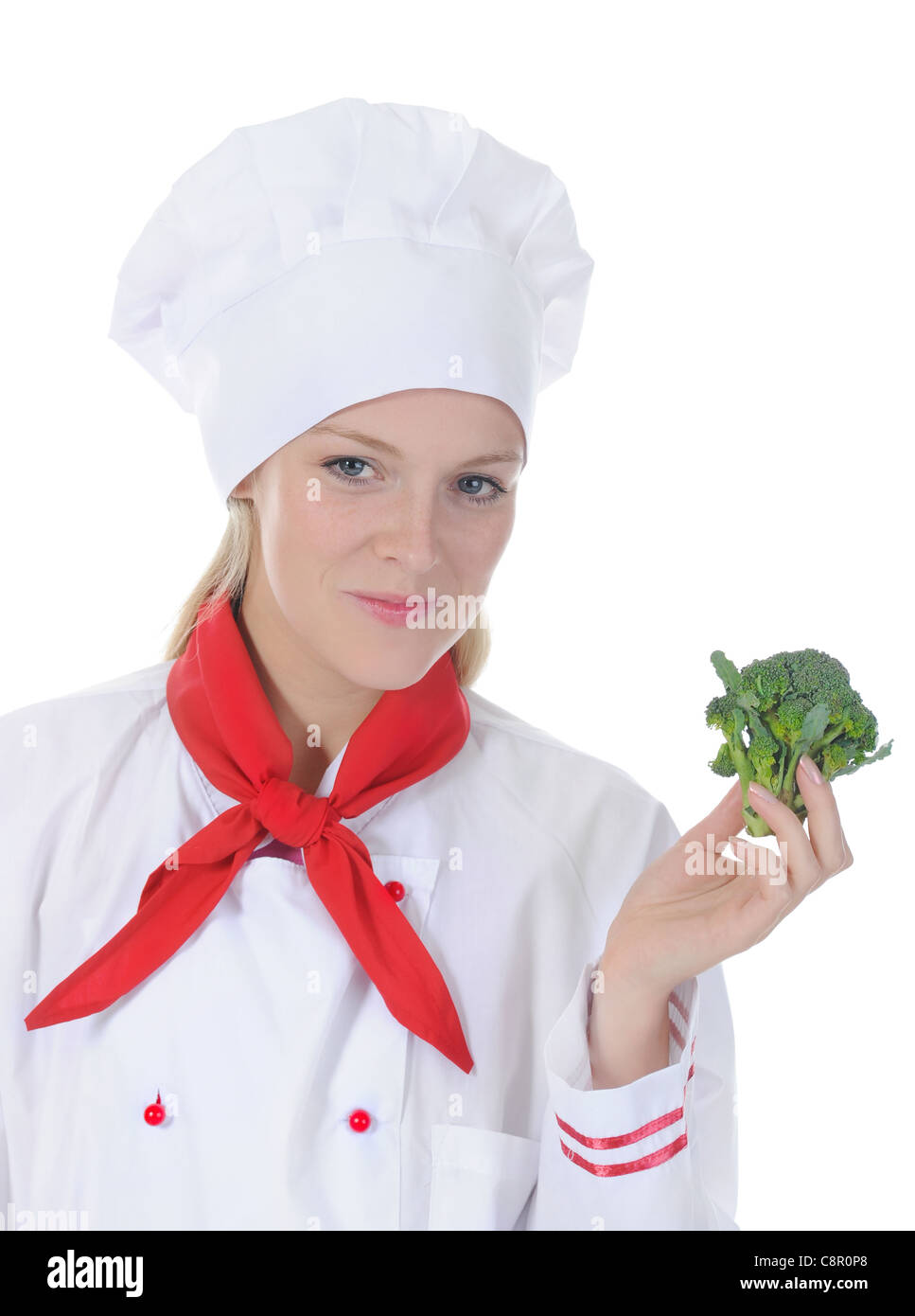 Portrait of a happy cook Stock Photo - Alamy