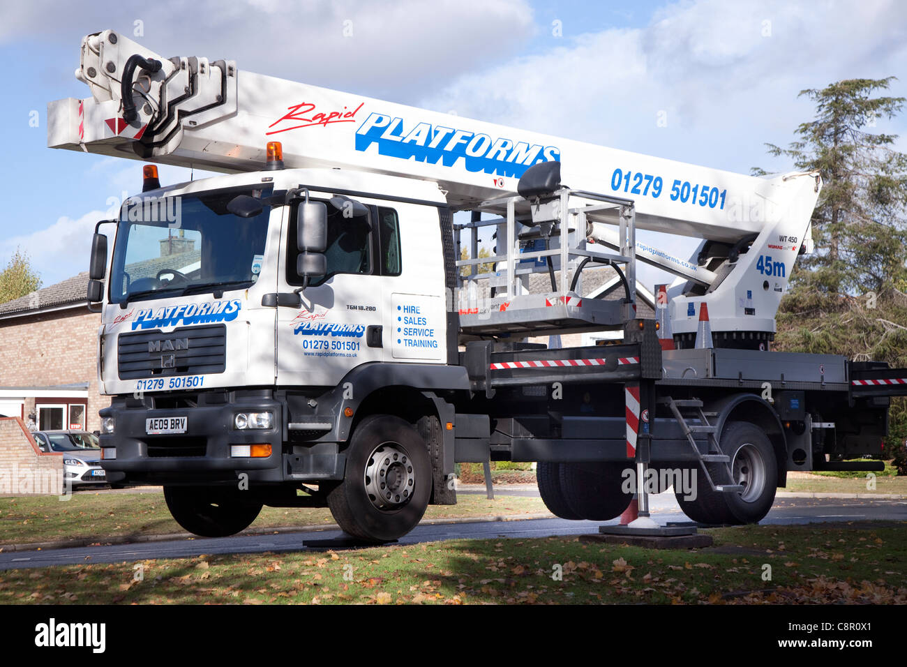 Aerial platform UK Stock Photo - Alamy