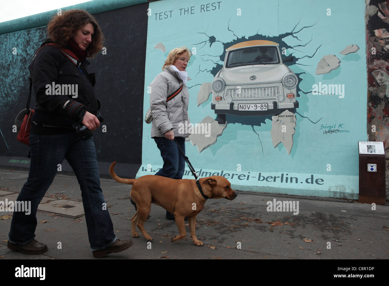 Trabant breaking through the berlin wall hi-res stock photography and ...