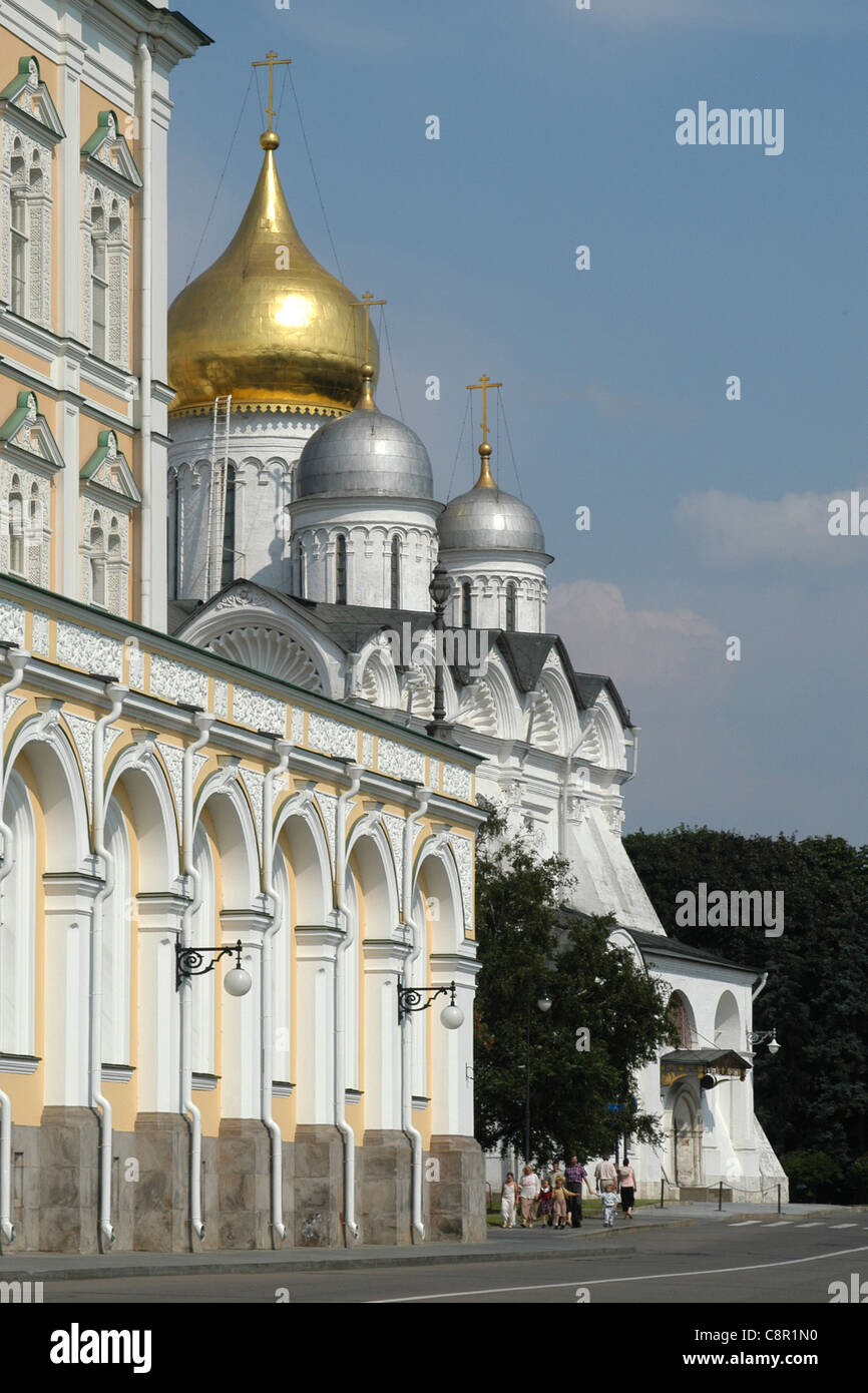 Archangel Cathedral in Moscow Kremlin, Russia Stock Photo - Alamy