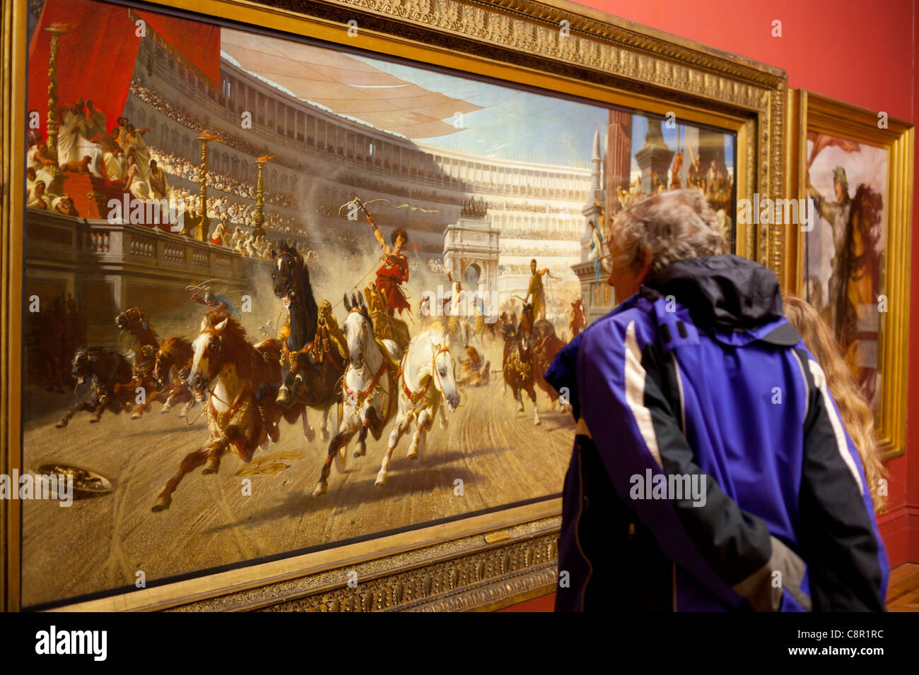 Paintings on display at Manchester City Art Gallery in the UK Stock ...