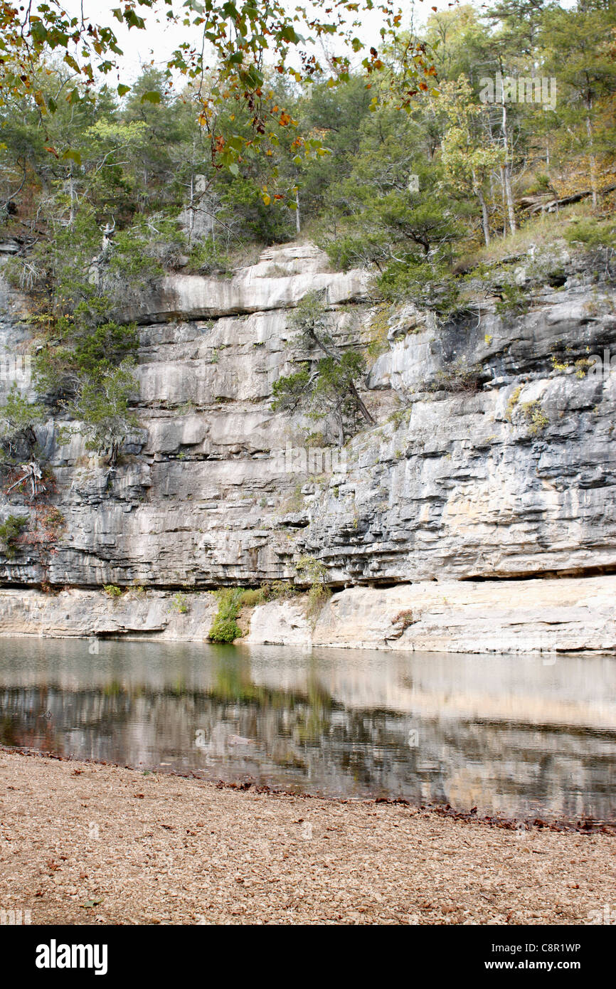 Bluff along Buffalo National River Arkansas Stock Photo - Alamy