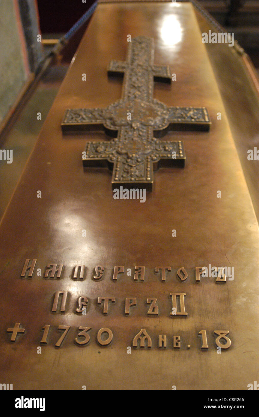 Tomb of Emperor Peter III of Russia in the Archangel Cathedral in ...