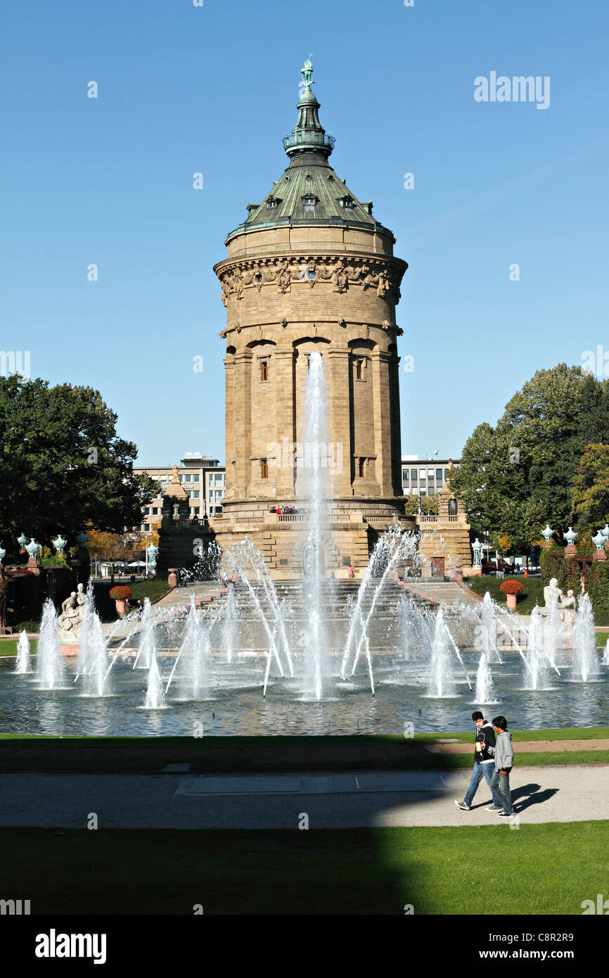 Water tower in mannheim germany hi-res stock photography and images - Alamy