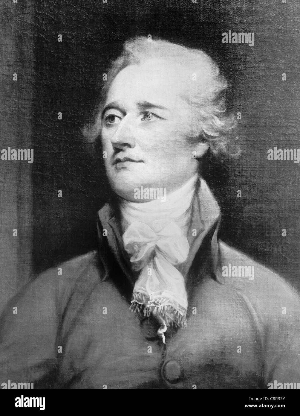 Vintage portrait of American statesman and Founding Father Alexander ...