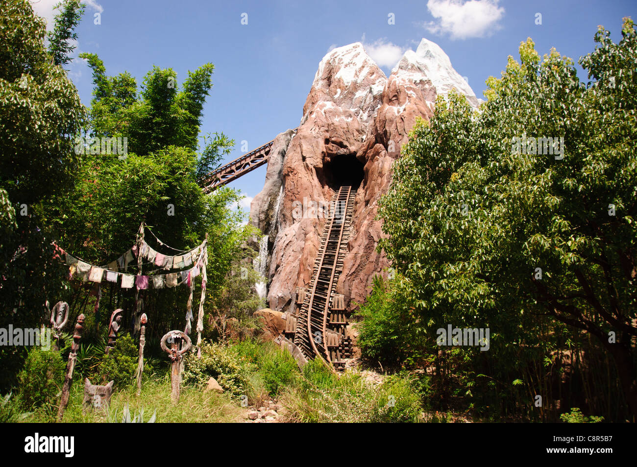 Expedition Everest in the Asia area of Disney's Animal Kingdom theme ...