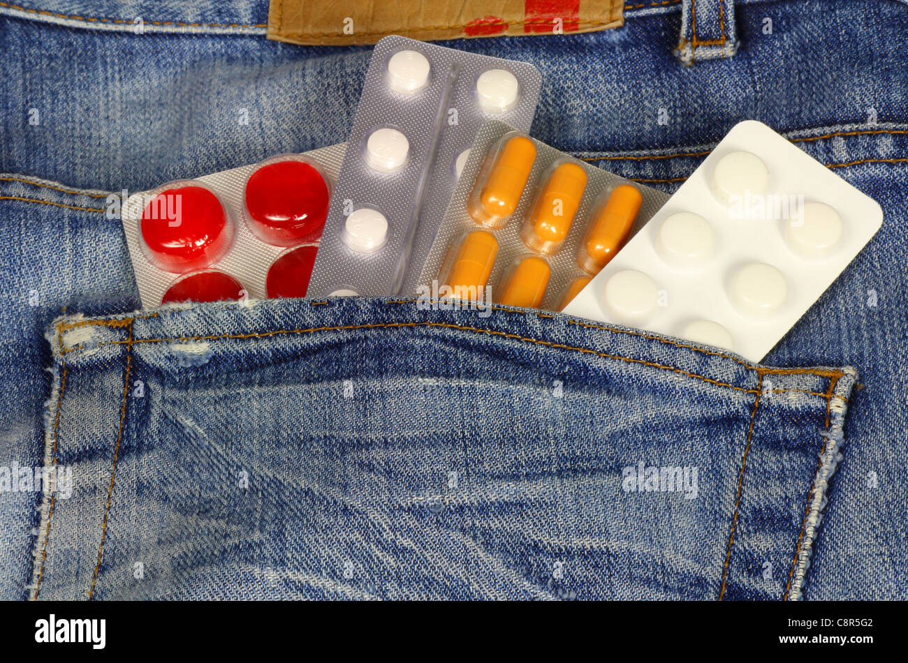 First woman jeans hi-res stock photography and images - Alamy