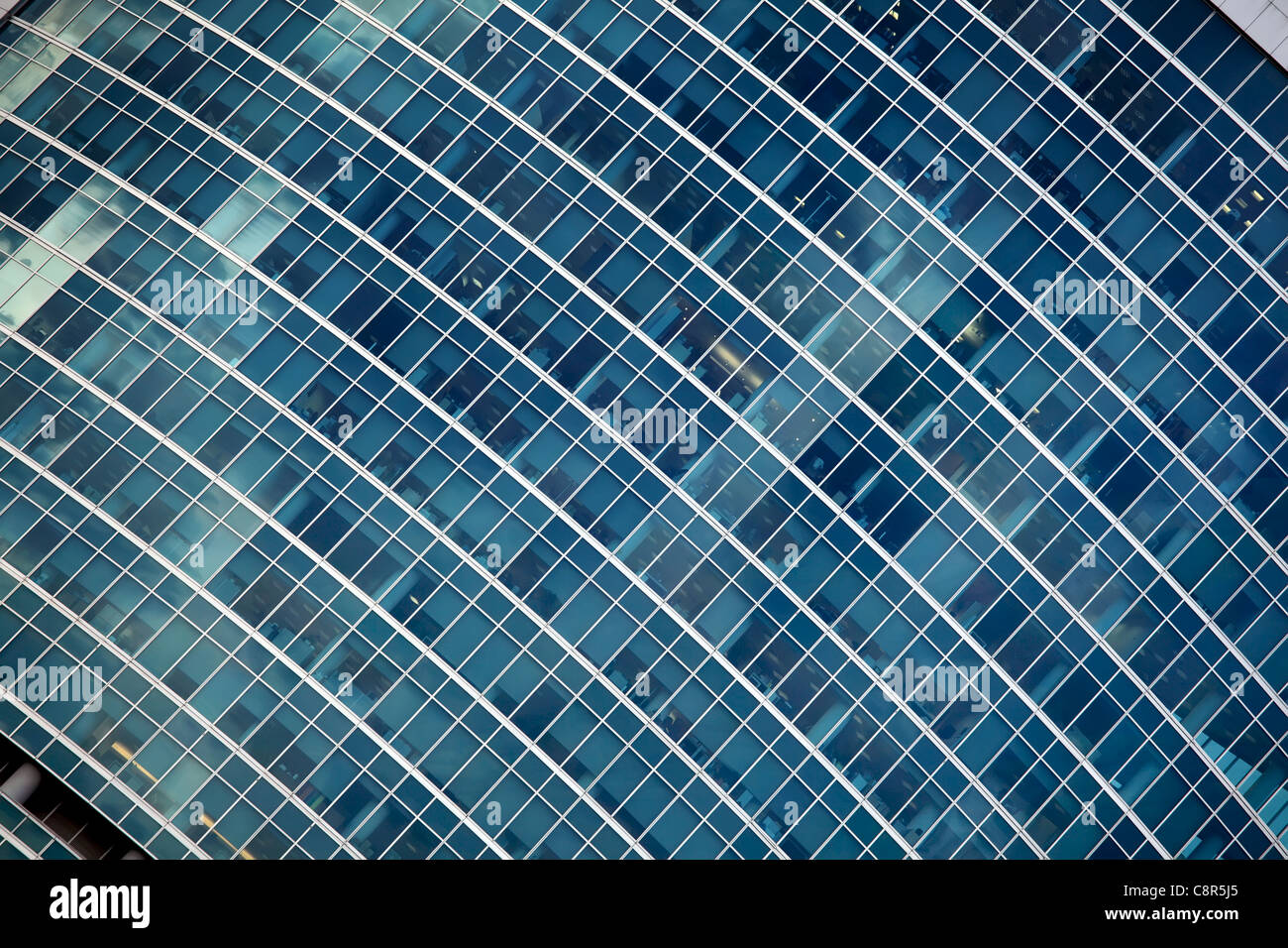 Abstract architectural background. Modern Skyscraper close-up with ...