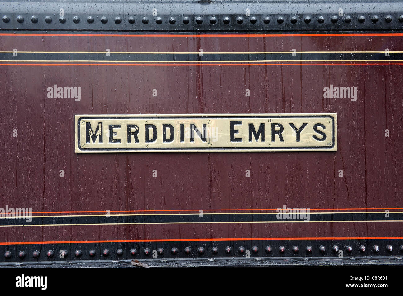 merddin emrys double Fairlie steam locomotive nameplate welsh highland ...