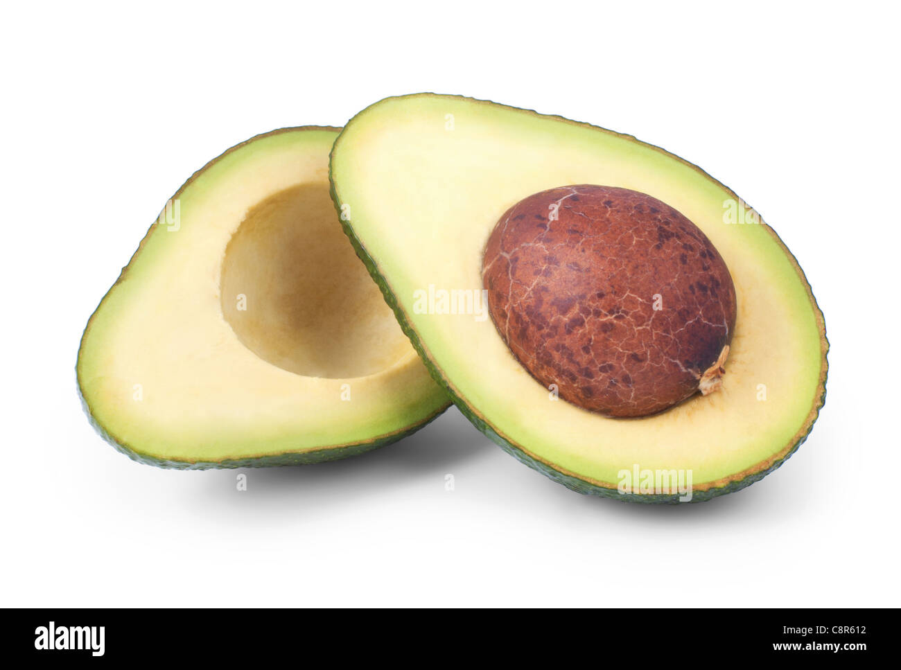 avocado isolated on white background Stock Photo - Alamy