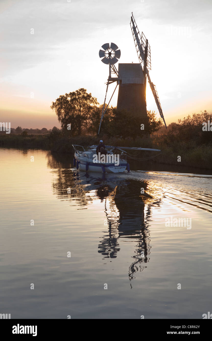Boating river windmills windmill hi-res stock photography and images ...