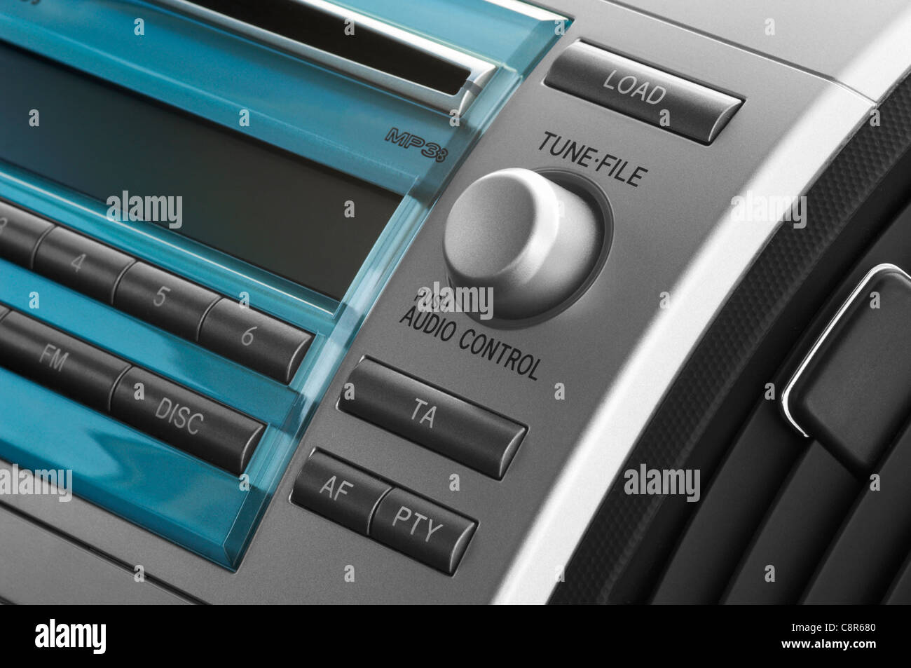 Close up of a modern car control board console Stock Photo - Alamy