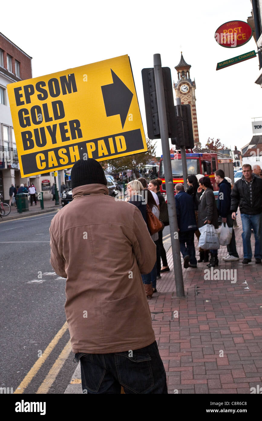 Gold street sign gold street hi-res stock photography and images - Alamy