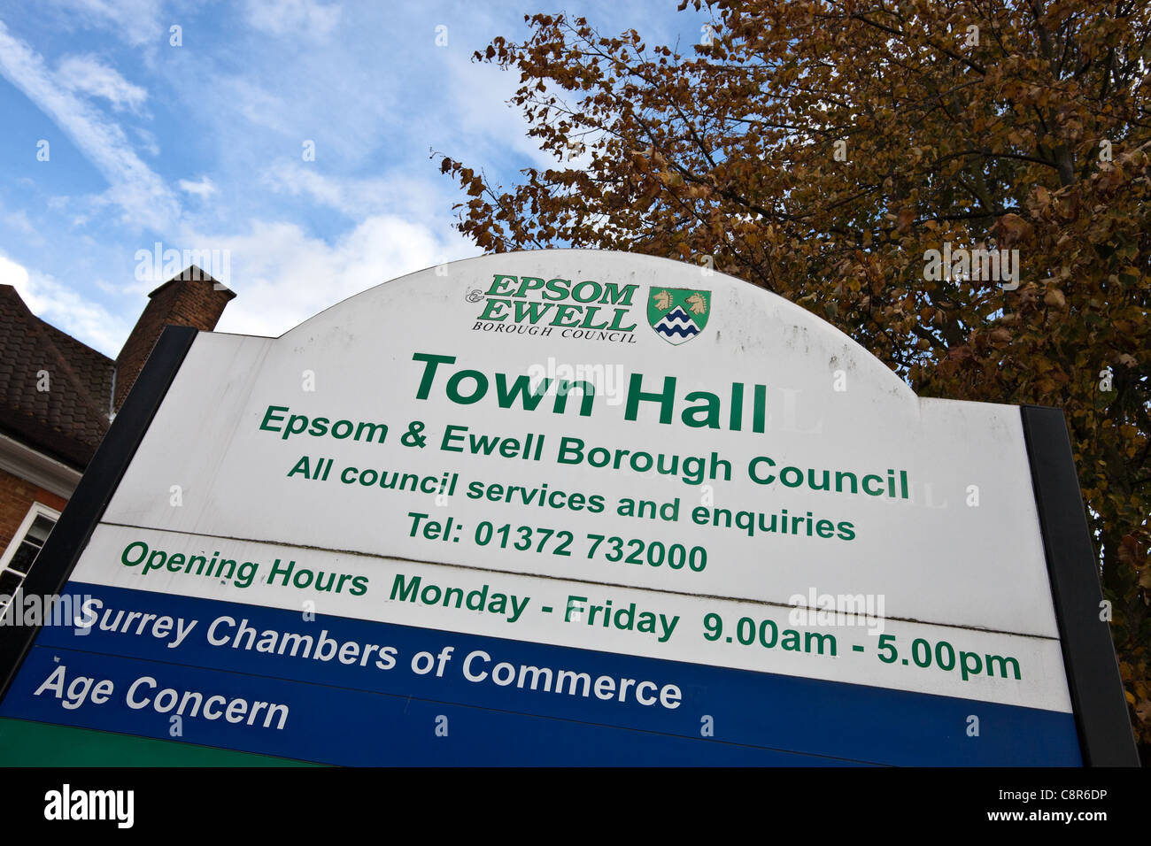 Epsom and ewell town hall hi-res stock photography and images - Alamy