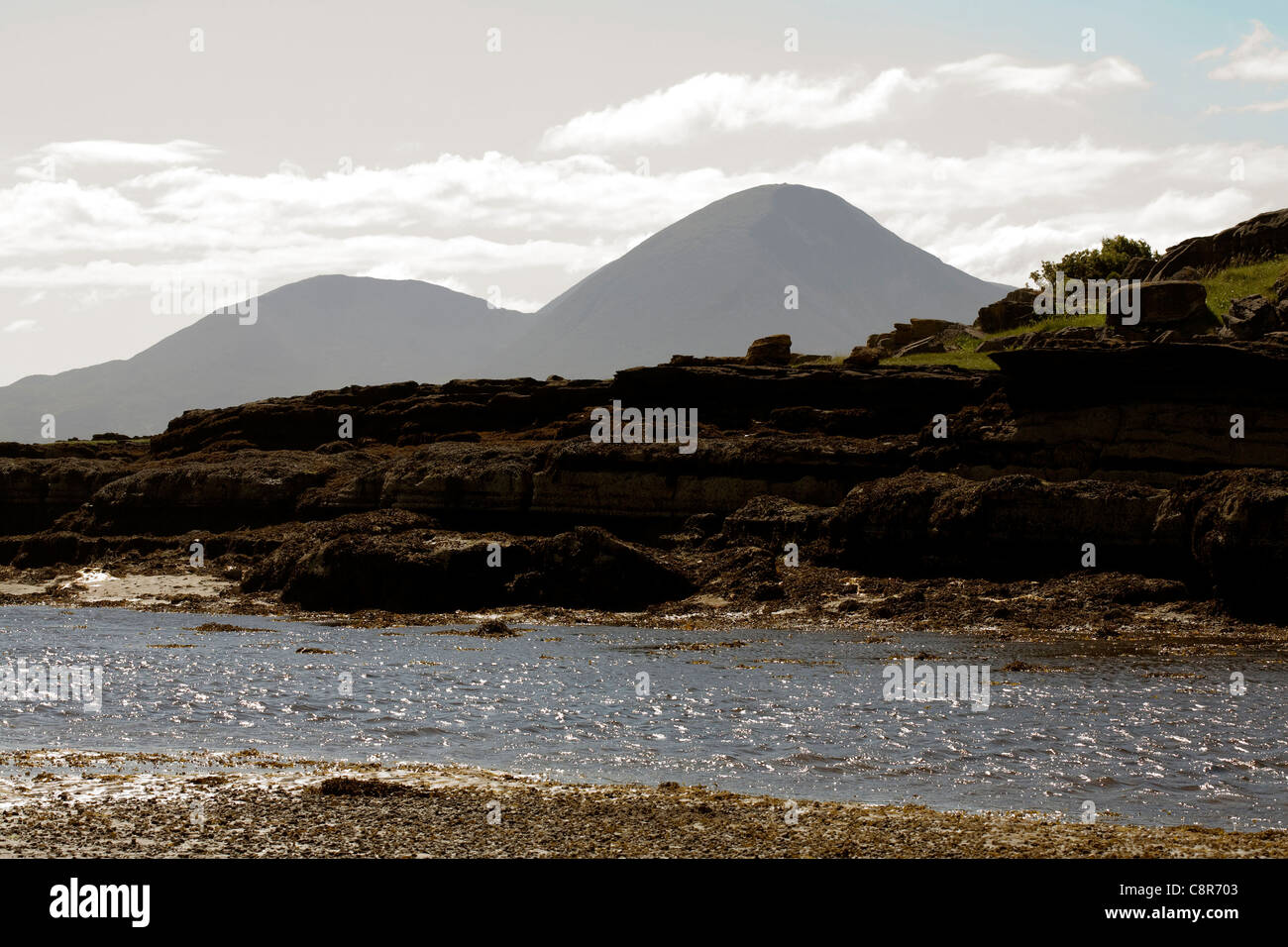 Beinn na Caillich from Rubha Ardnish Beach Breakish Broadford Isle of ...