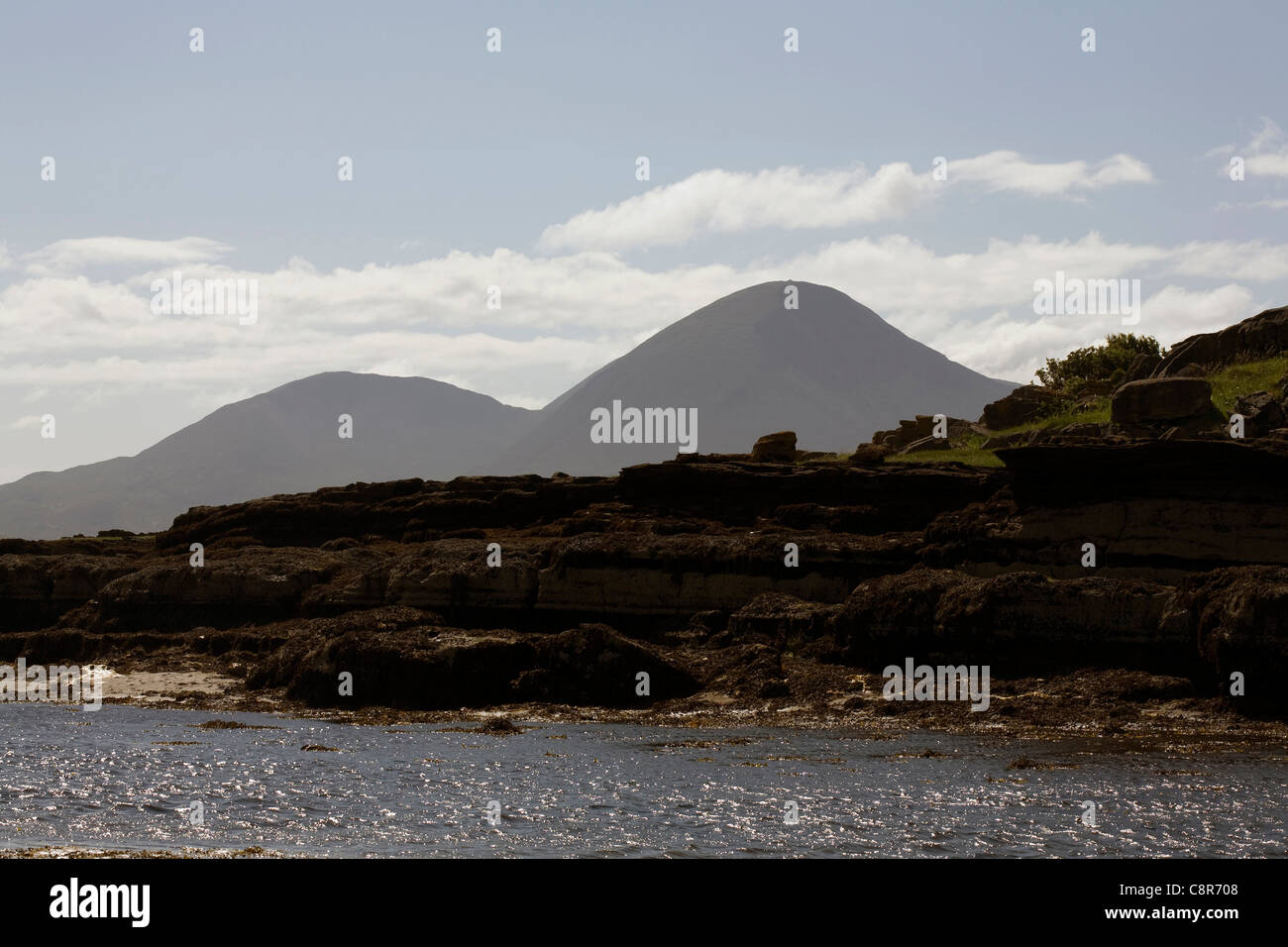 Beinn na Caillich from Rubha Ardnish Beach Breakish Broadford Isle of ...