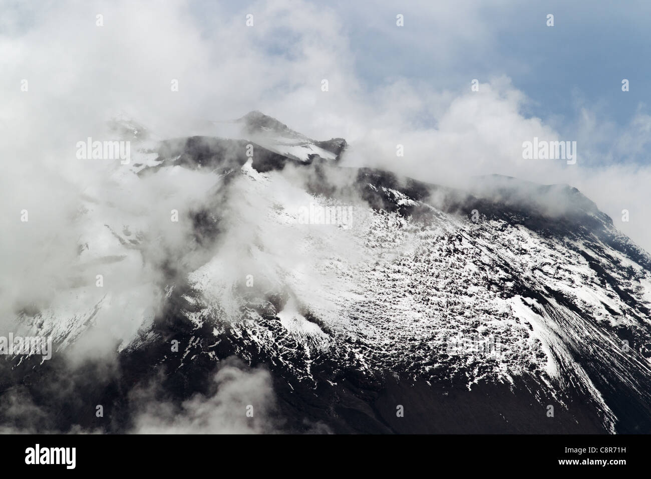 Volcano from above erupting hi-res stock photography and images - Alamy