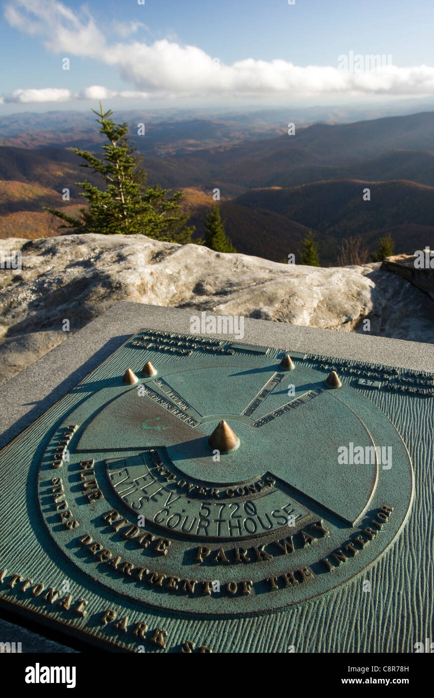 Devil's Courthouse Overlook - Blue Ridge Parkway, near Asheville, North ...
