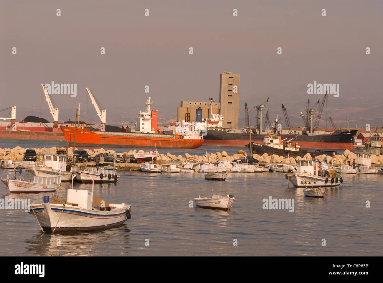 Port area (Al-Mina), Tripoli, northern Lebanon Stock Photo - Alamy