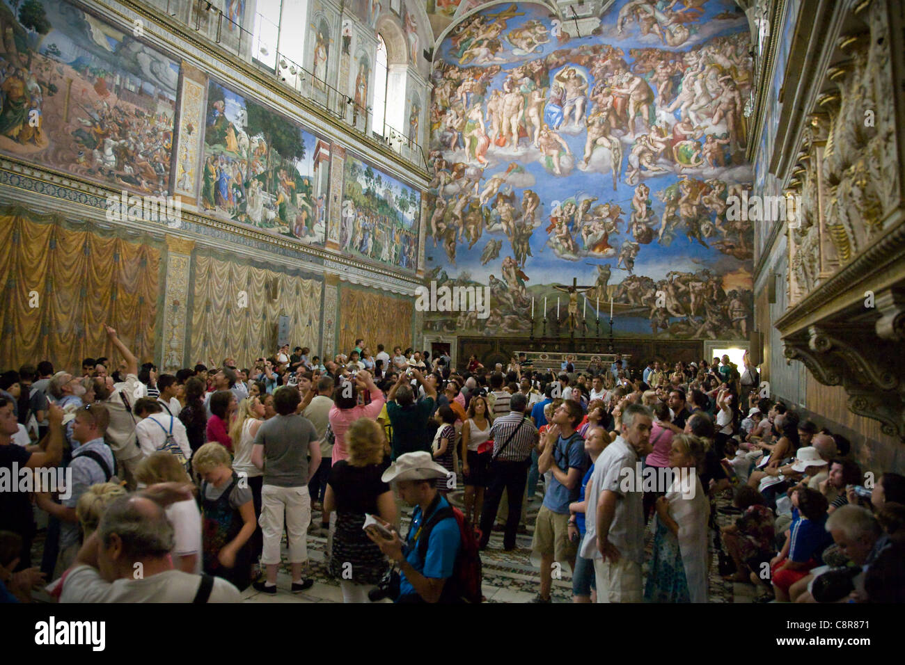 The Sistine Chapel, Rome Stock Photo - Alamy