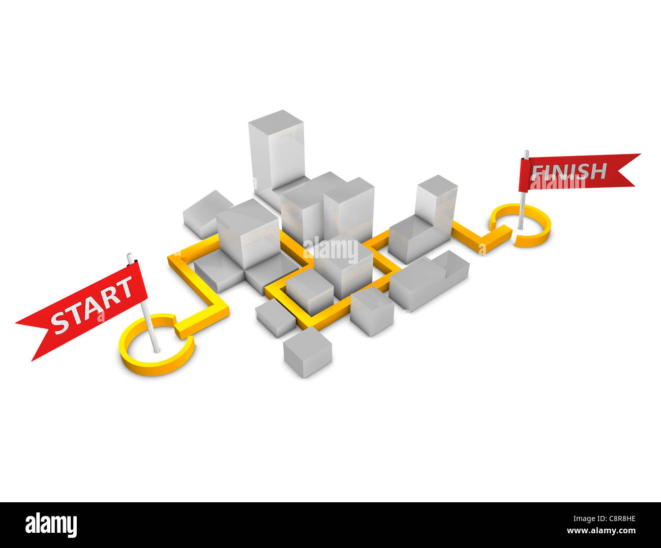 Marathon map hi-res stock photography and images - Alamy